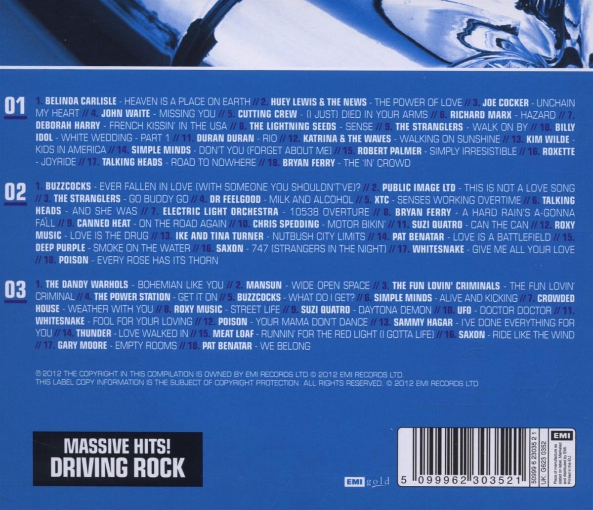 Massive Hits! Driving Rock, various artists | CD (album) | Muziek | bol