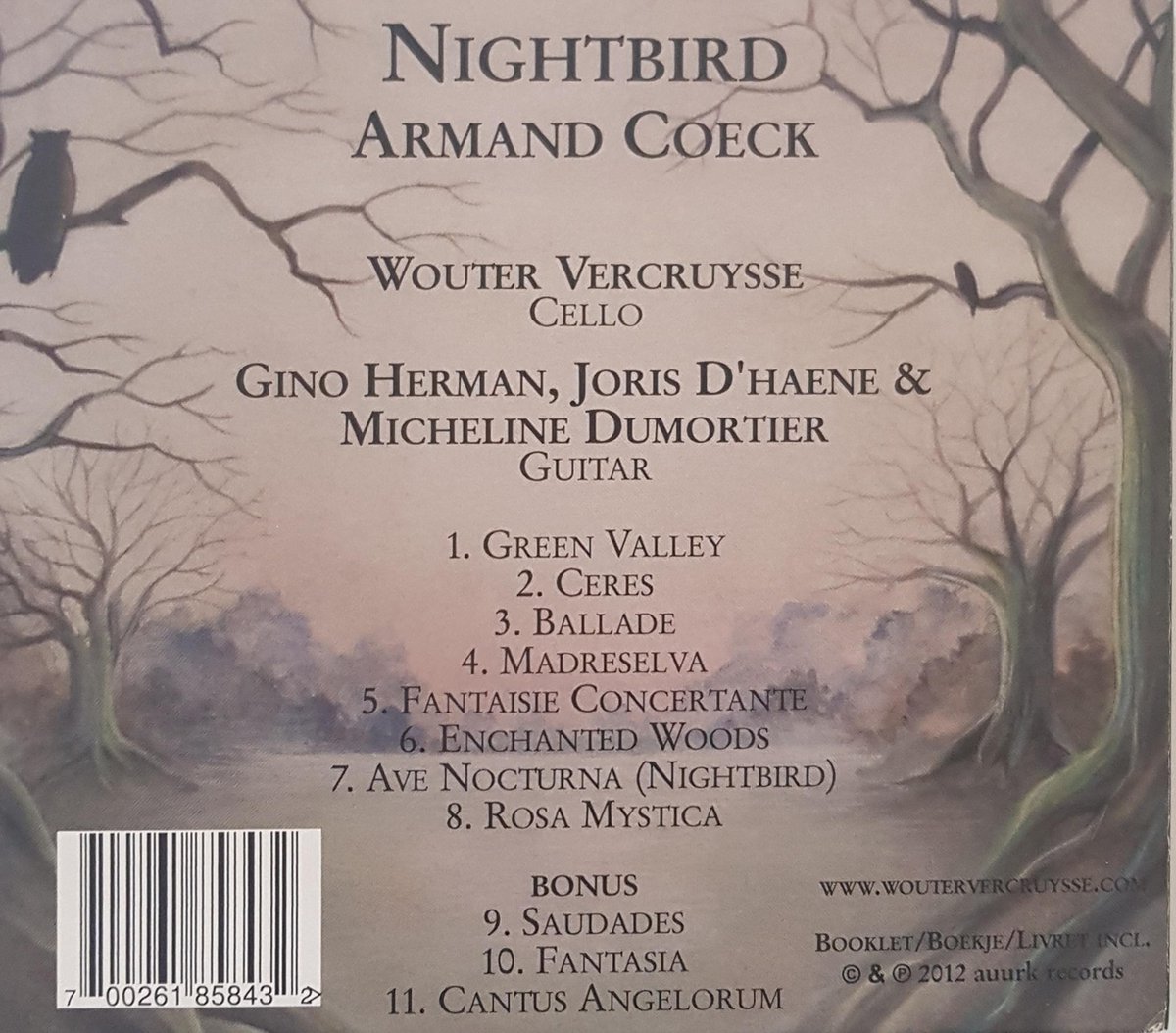 CD Nightbird, Wouter Vercruysse | CD (album) | Muziek | bol.com