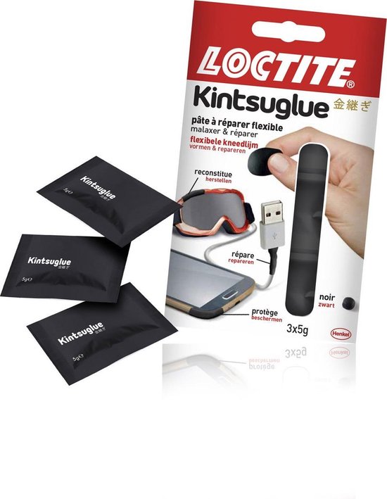 Loctite Kintsuglue zwart 3 x 5 gr | bol