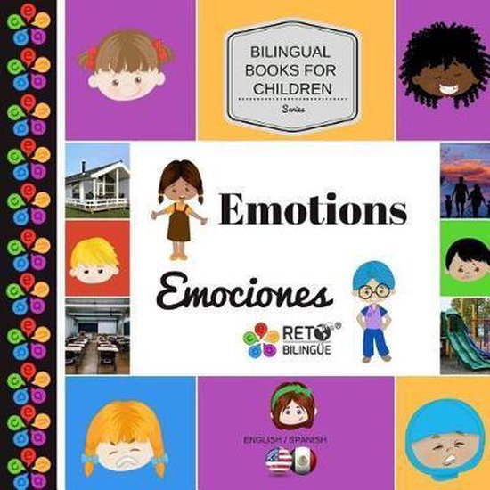 Bilingual Books for Children, English and Spanish- Emotions - Emociones ...