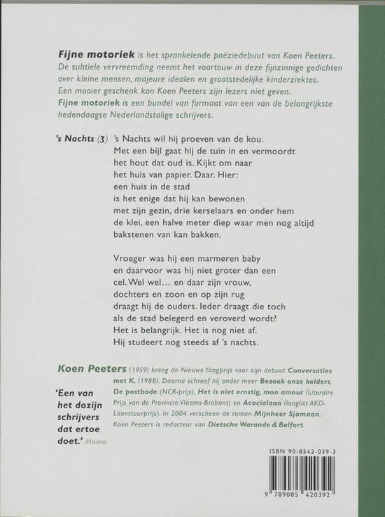 Fijne Motoriek, Kathleen Peeters | 9789085420392 | Boeken | bol