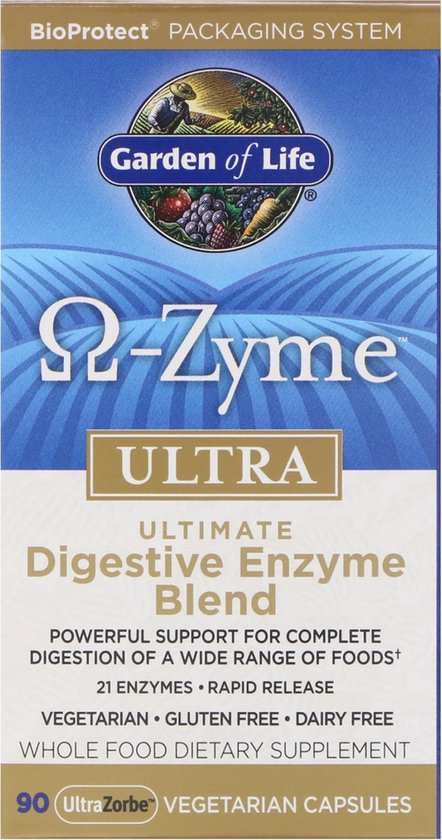 O-Zyme Ultra- Ultimate Digestive Enzyme Blend (90 Vegetarian Capsules ...