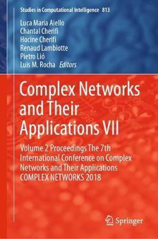 Complex Networks and Their Applications VII | 9783030054137 | Boeken ...