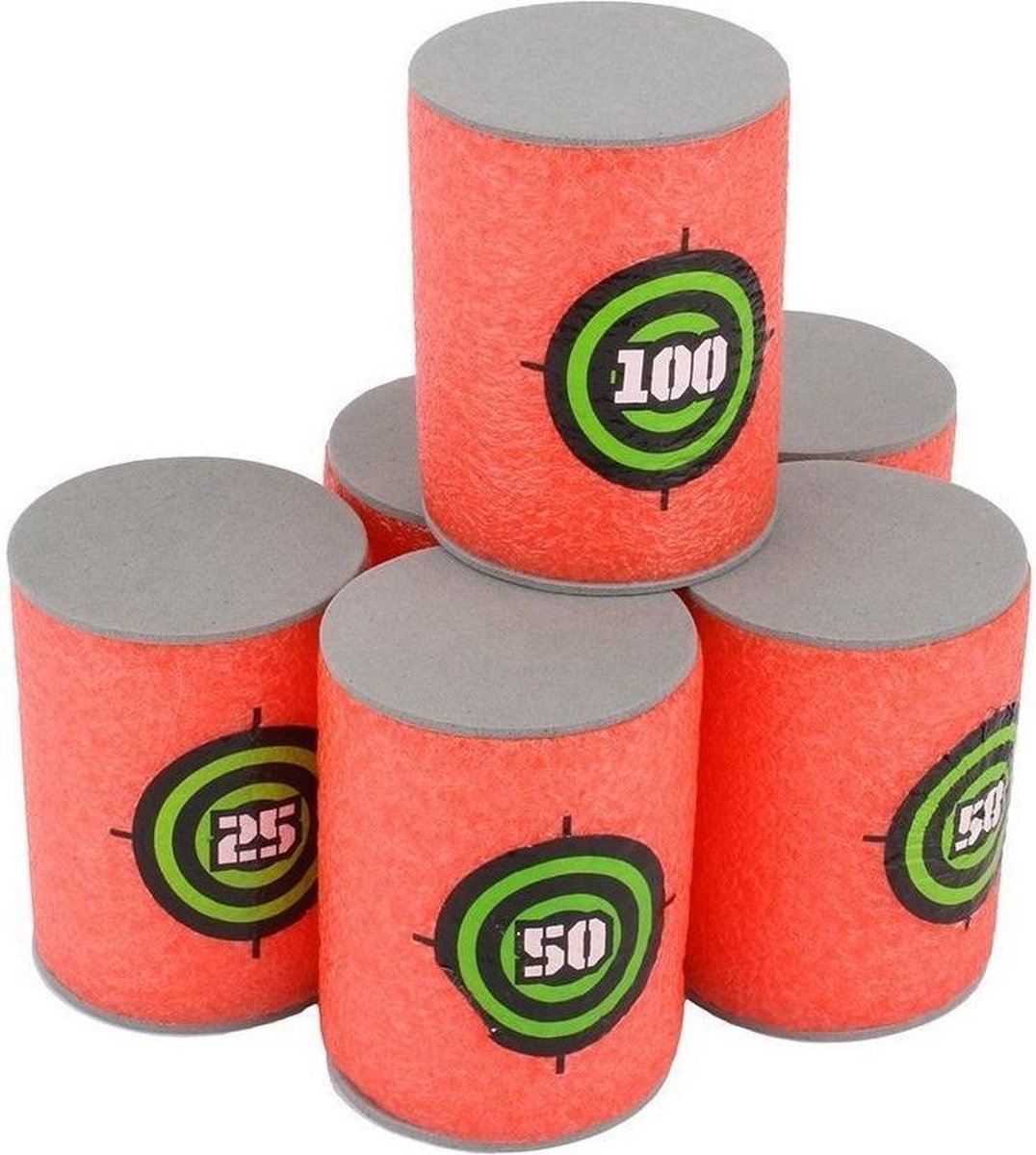 Nerf Doelwit - Foam Blikken - Nerf Target - Doelwitten voor Nerf Guns ...