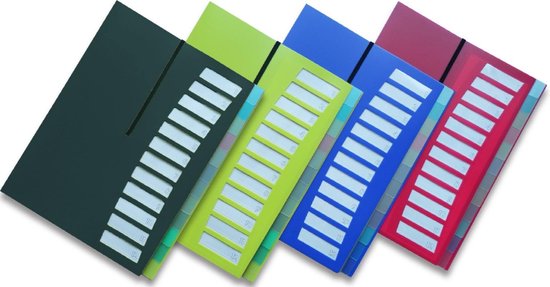 EXXO-HFP #40267 - A4 "Hand-out"- Huiswerk- Projectmap - 12 tassen/tabs ...