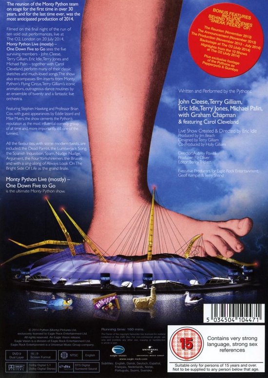 Live (Mostly) - One Down Five To Go, MONTY PYTHON | Muziek | bol