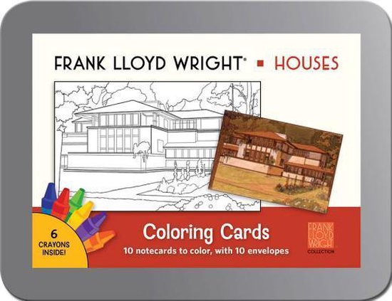 FLW Houses Colouring Card Kit CC108, Onbekend | 9780764966101 | Boeken ...