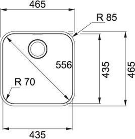 Franke Spoelbak Ariane ARX 110435 | bol