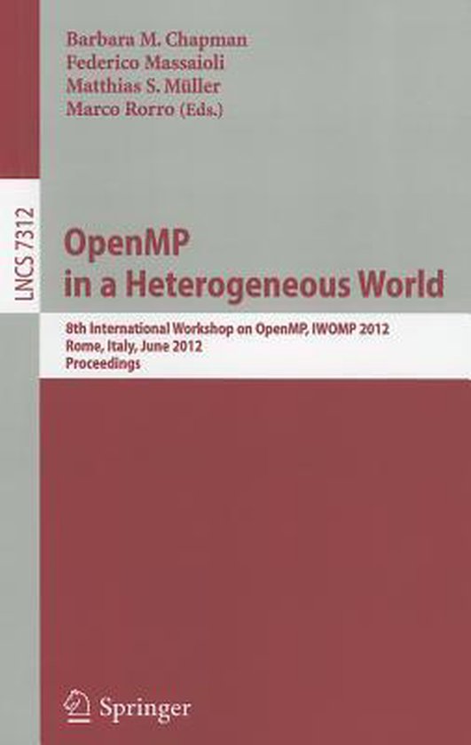 OpenMP in a Heterogeneous World | 9783642309601 | Boeken | bol.com