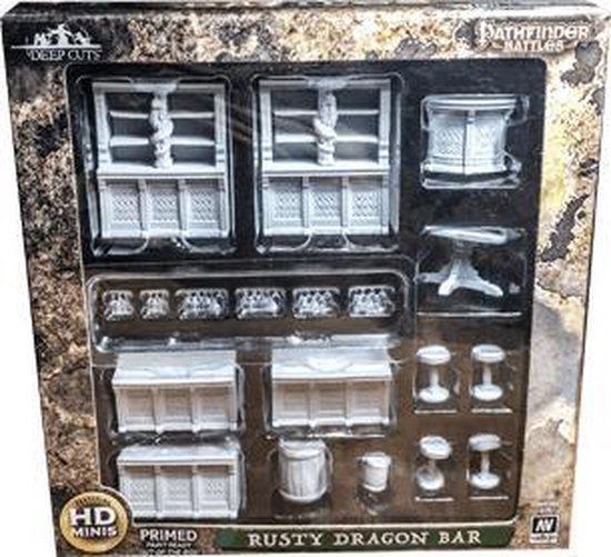 Pathfinder Deep Cuts Unpainted Minis: Rusty Dragon Bar | bol