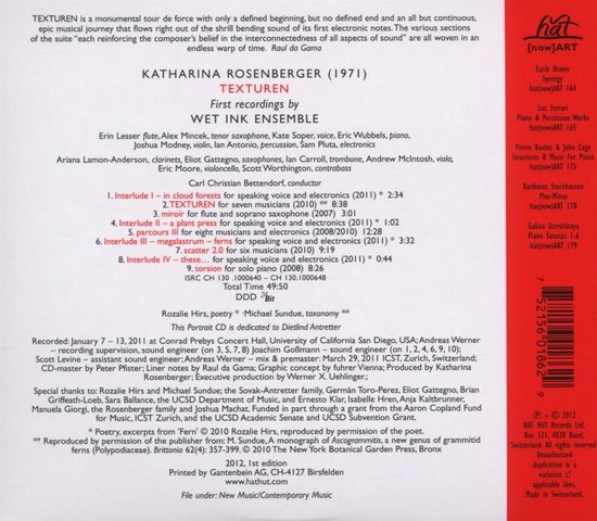 Texturen, Wet Ink Ensemble | CD (album) | Muziek | bol.com