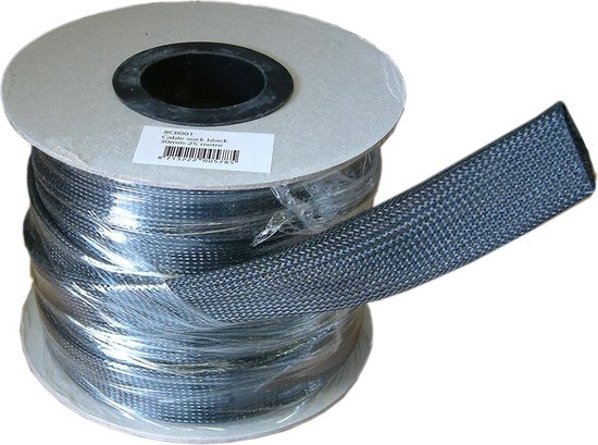 Cavus Kabelsok 30mm-25 mtr. [zwart] | bol