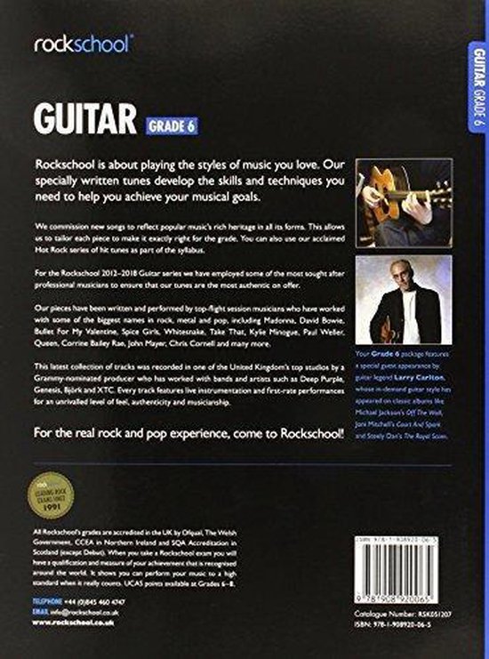 Rockschool Guitar Grade 6 2012-2018, Rockschool Ltd. | 9781908920065 | Boeken | bol.com