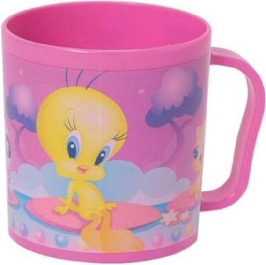 Warner Bros. Tweety Mok Kunststof 350 Ml Roze | bol.com