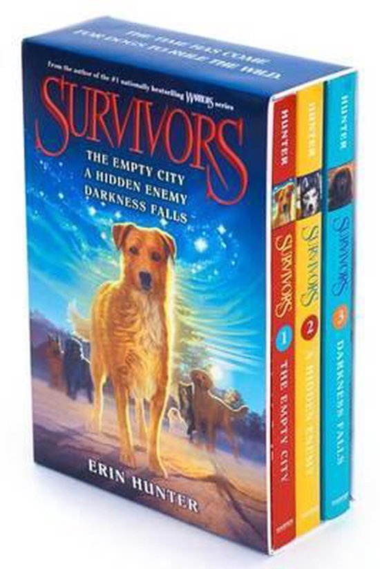 Erin Hunter Survivors Series 3 Books Collection Set Darkness Falls, A ...