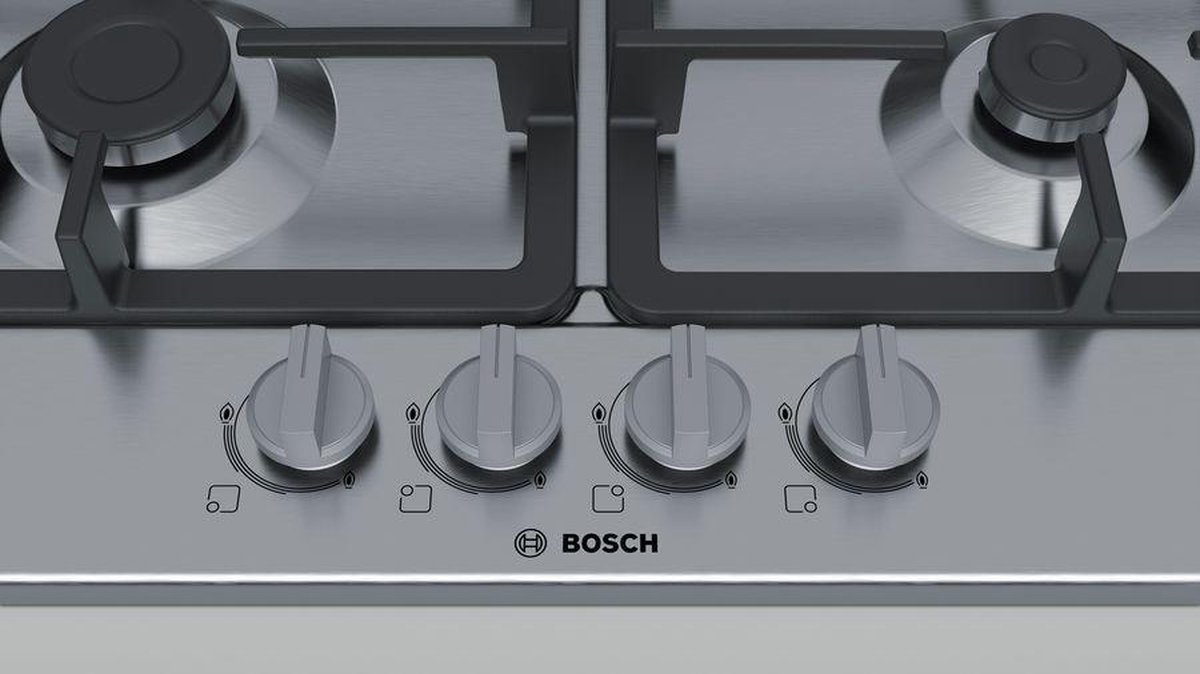 Gaskookplaat BOSCH PGH6B5B90 60 cm (4 Fornuizen) | bol