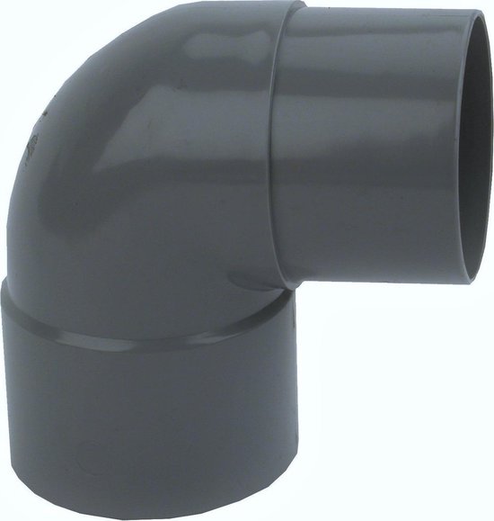 Wavin HWA fitt -buis bocht, PVC, wit, 80mm, | bol