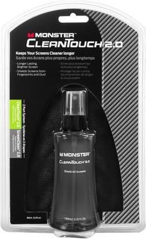 Monster CleanTouch 2.0 180 ml met schoonmaakdoekje | bol
