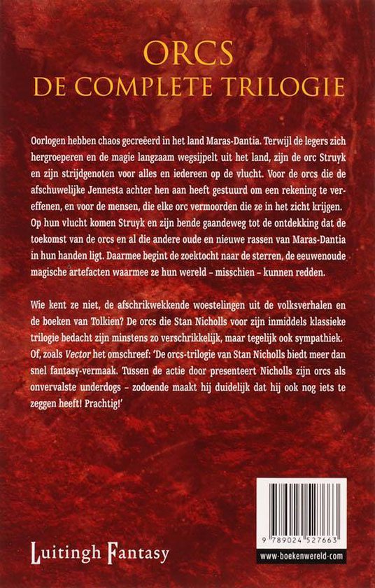 Orcs, Stan Nicholls | 9789024527663 | Boeken | bol