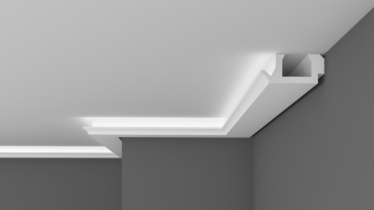 Koof ID104 - Kooflijst / Sierlijst voor LED spots en LED strips (1m ...