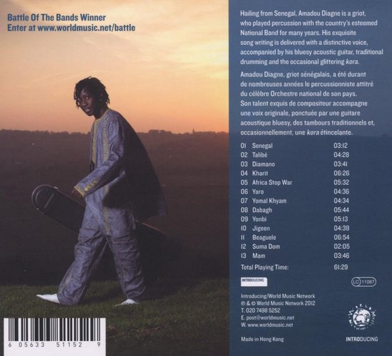 Amadou Diagne - Introducing Amadou Diagne (CD), Amadou Diagne | Muziek ...