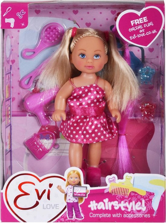 Evi LOVE - Hairstyle - Evi doet een make-over! - 12 cm | bol