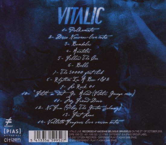 V Live, Vitalic | CD (album) | Muziek | bol.com