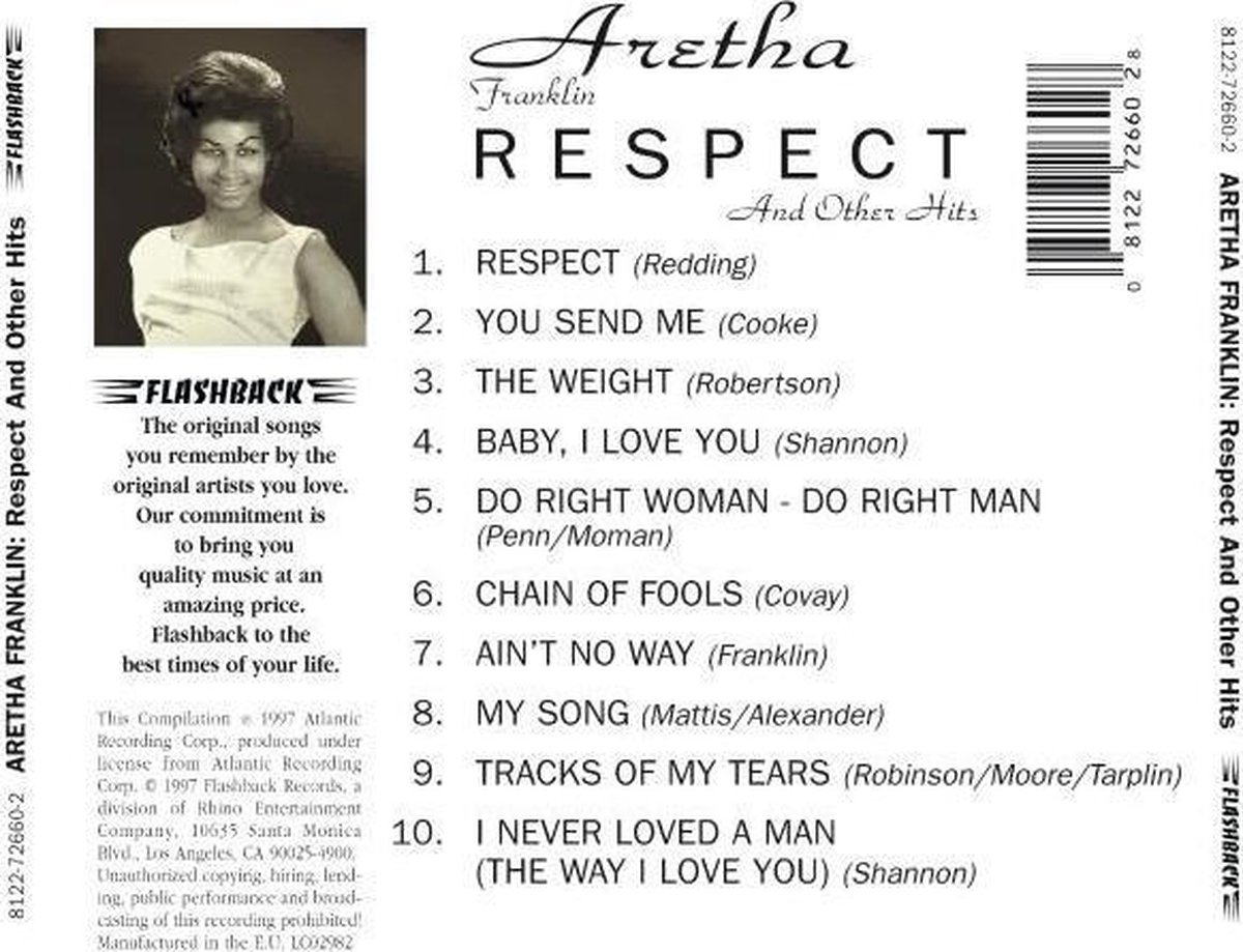 Respect&Other Hits, Aretha Franklin | CD (album) | Musique | bol.com