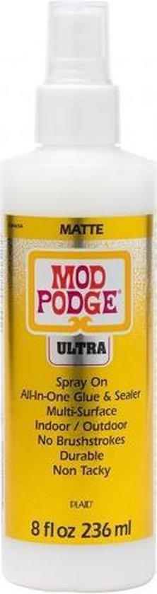 Mod Podge • Spray Ultra MATTE (236ml) • Fixeerlijm en sealer in 1 ...