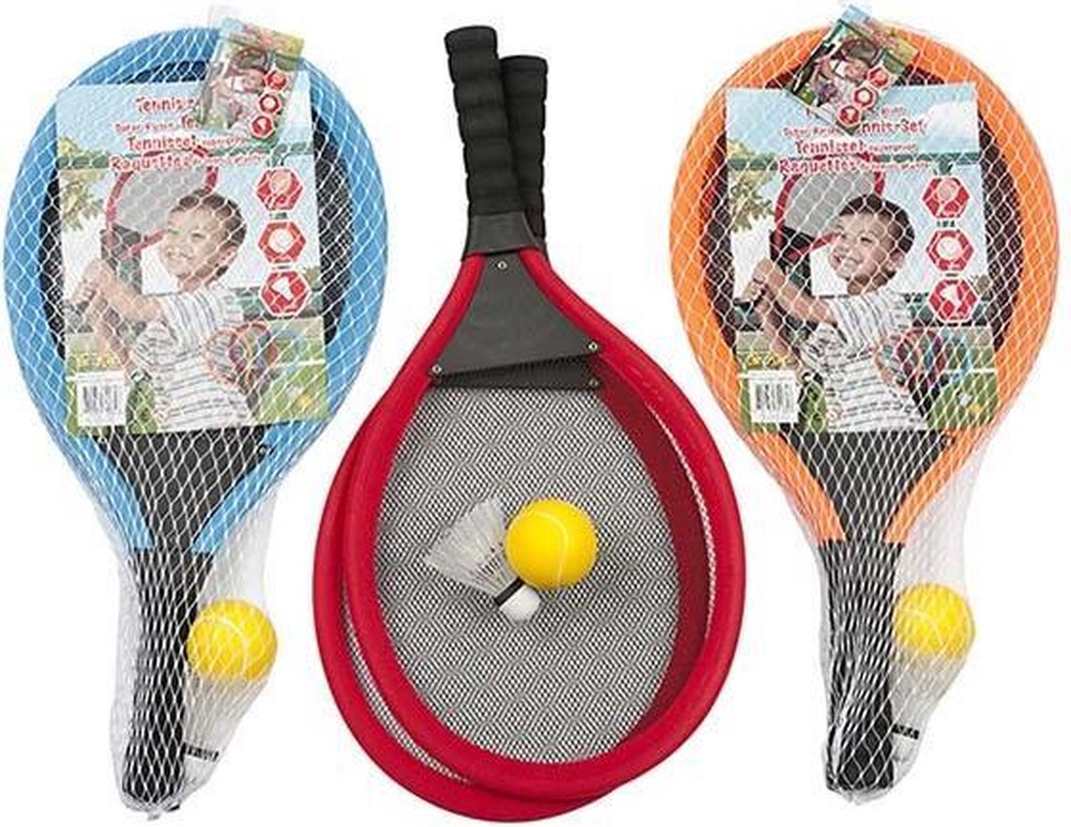 Racket set Met bal & shuttle - Assorti | bol.com