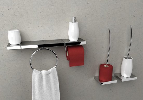 Geesa handdoekring, chroom Haiku collectie | bol