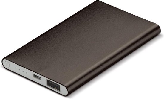 Slim Power Bank 5000 mAh - Zwart | bol
