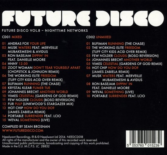 Future Disco 8, Various | CD (album) | Muziek | bol