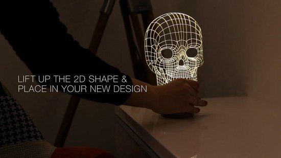 Studio Cheha Skull 3D-Lamp LED Doodshoofd | bol.com