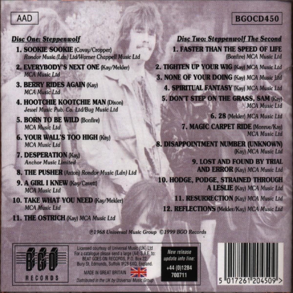 Steppenwolf/Steppenwolf The Second, Steppenwolf | CD (album) | Muziek ...