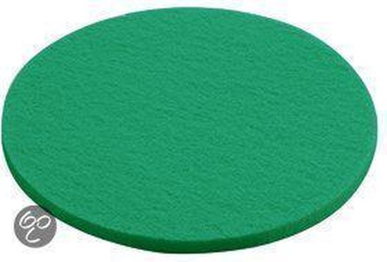 Daff Onderzetter - Vilt - Rond - 10 cm - Pepper green - Groen | bol