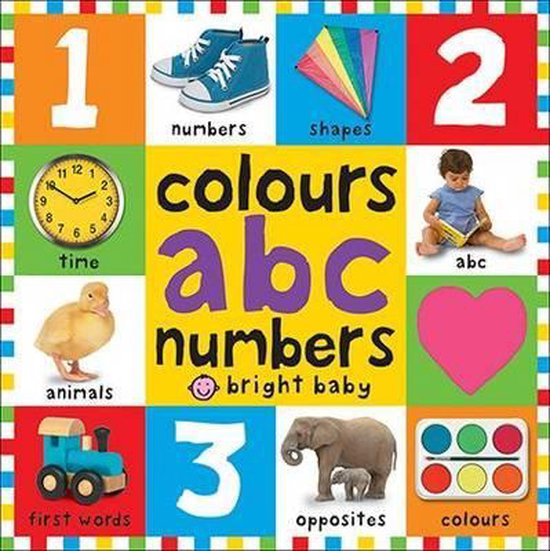 First 100 Colours ABC Numbers, Roger Priddy | 9781783412020 | Boeken ...