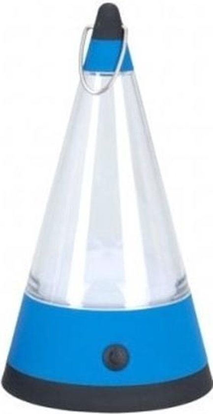 Blauwe piramide LED lamp 19 cm | bol.com