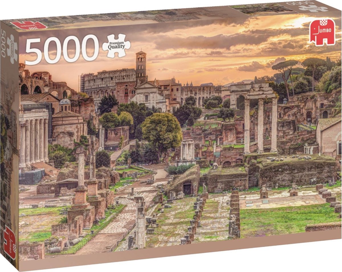 Jumbo Premium Collection Puzzel Forum Romanum - Legpuzzel - 5000 ...