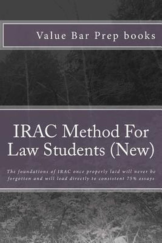 IRAC Method For Law Students (New) | 9781508474395 | Duru Law Books | Boeken | bol.com