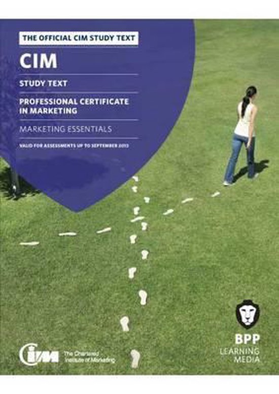 CIM 1 Marketing Essentials | 9781445391410 | BPP Learning Media ...
