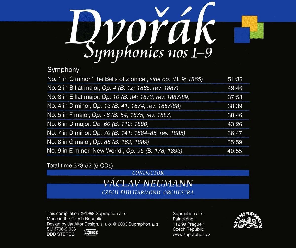 Czech Philharmonic Orchestra - Symphonies Nos. 1-9 Complete, Vaclav Neumann | CD... | bol.com