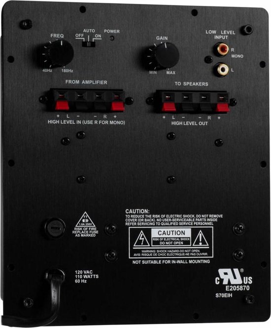 Dayton Audio SA70 70W Subwoofer Plate Amplifier | bol