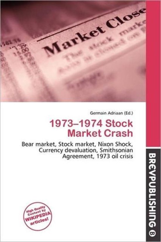 1973-1974 Stock Market Crash | 9786134945400 | Boeken | bol