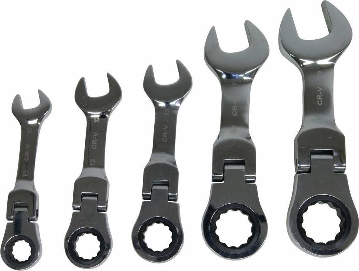 Steek- Ring Ratel Sleutels Stubby (5-Delig) | bol.com