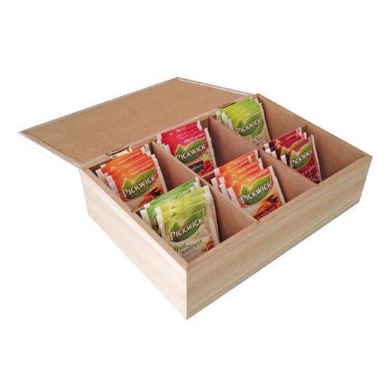 Theedoos bedrukt met eigen foto, logo of tekst | bol