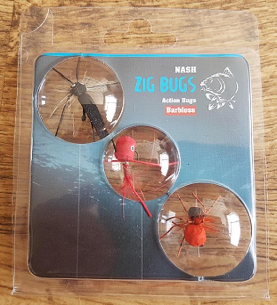 Zig Bugs Nash Action bugs, barbless | bol