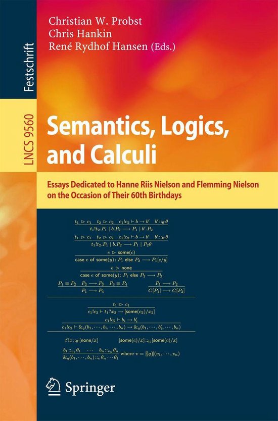 Theoretical Computer Science and General Issues 9560 - Semantics, Logics, and Calculi... | bol.com