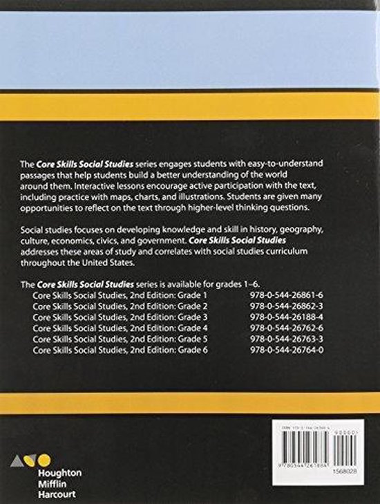 Core Skills Social Studies, Grade 3 | 9780544261884 | Houghton Mifflin Harcourt | Boeken | bol.com