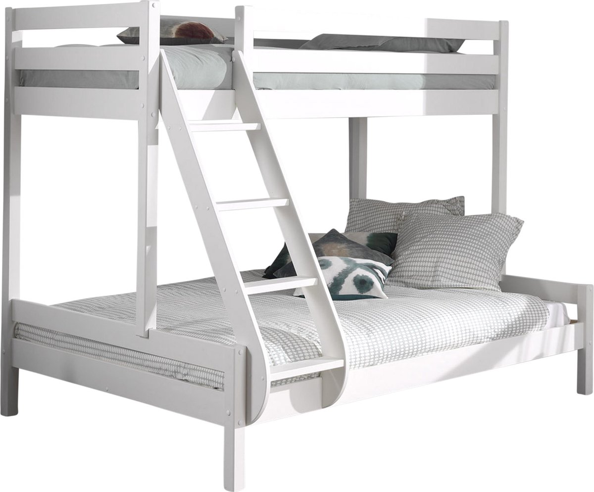 bol.com | Vipack - Stapelbed Triple 3 - 140x200 - Wit